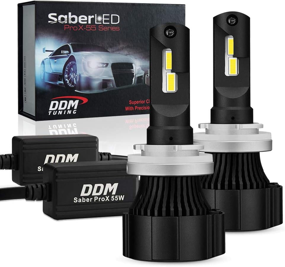 DDM Tuning Saber 55W Prox LED, 12500LM, 6000K, Pair, (H15) - Walmart.com
