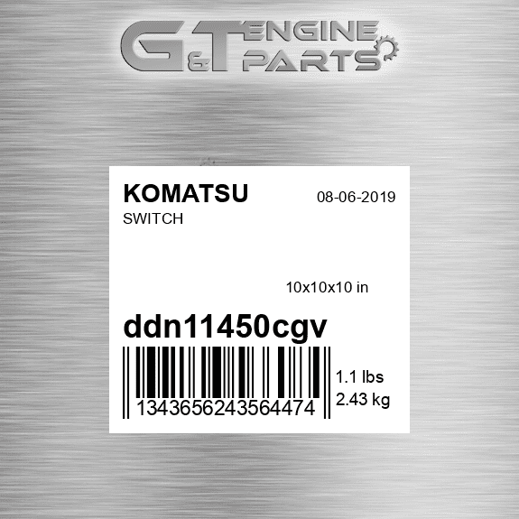 DDN11450CGV SWITCH fits KOMATSU (New OEM) - Walmart.com