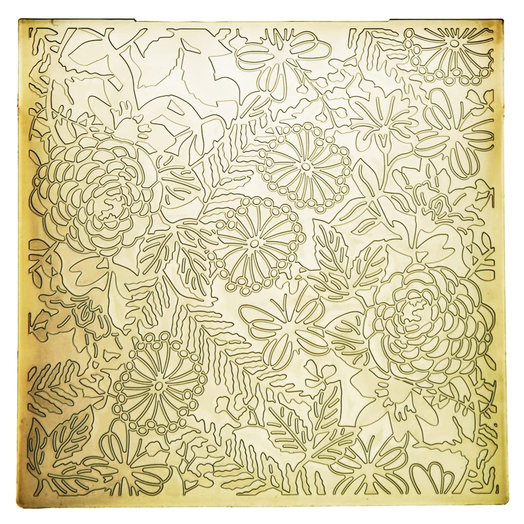 DDOUJOY Large Size 8x8 DHF10 Inch Flowers Butterfly Leaves Lace ...