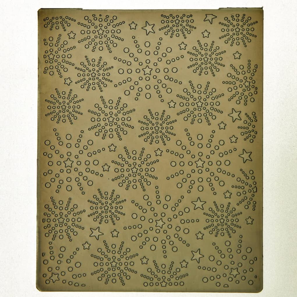 DDOUJOY Merry Christmas Star RRF12 Background Plastic Embossing Folders ...