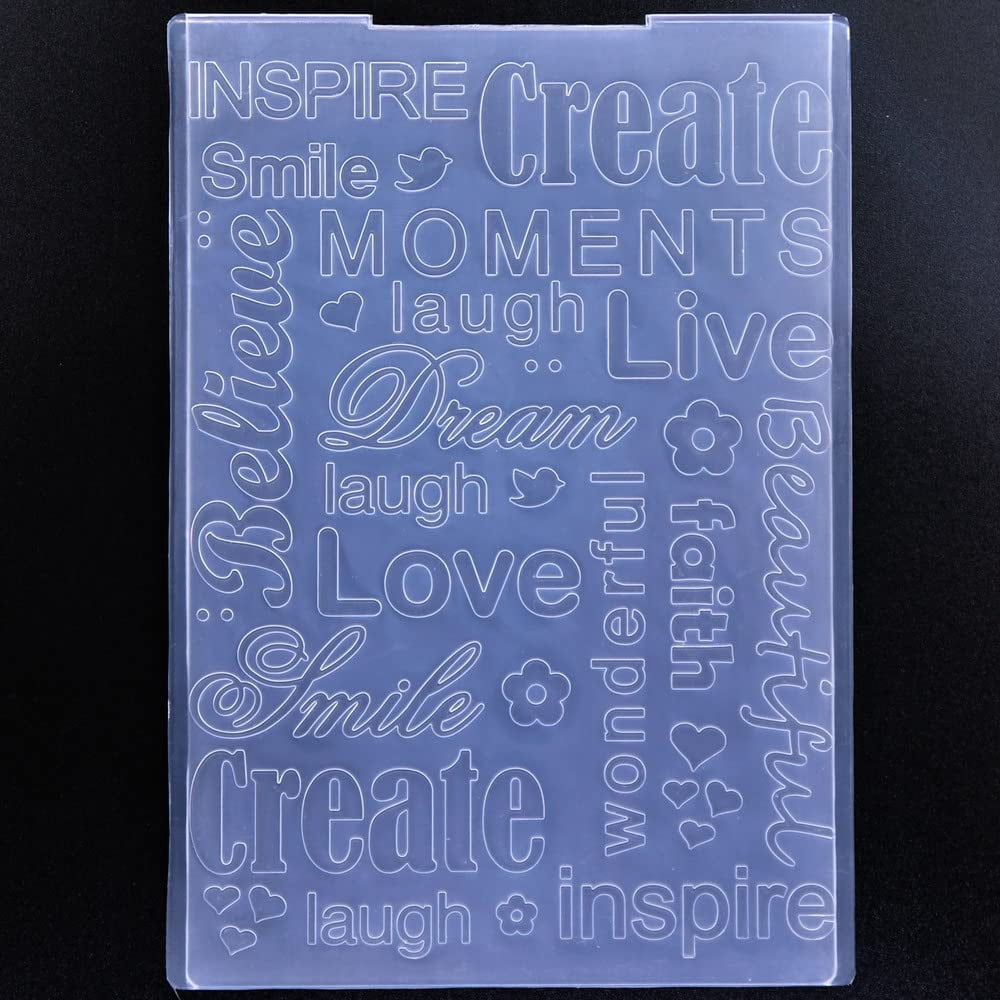 DDOUJOY Words Love Live TSF6 Create Laugh Inspire Heart Background ...