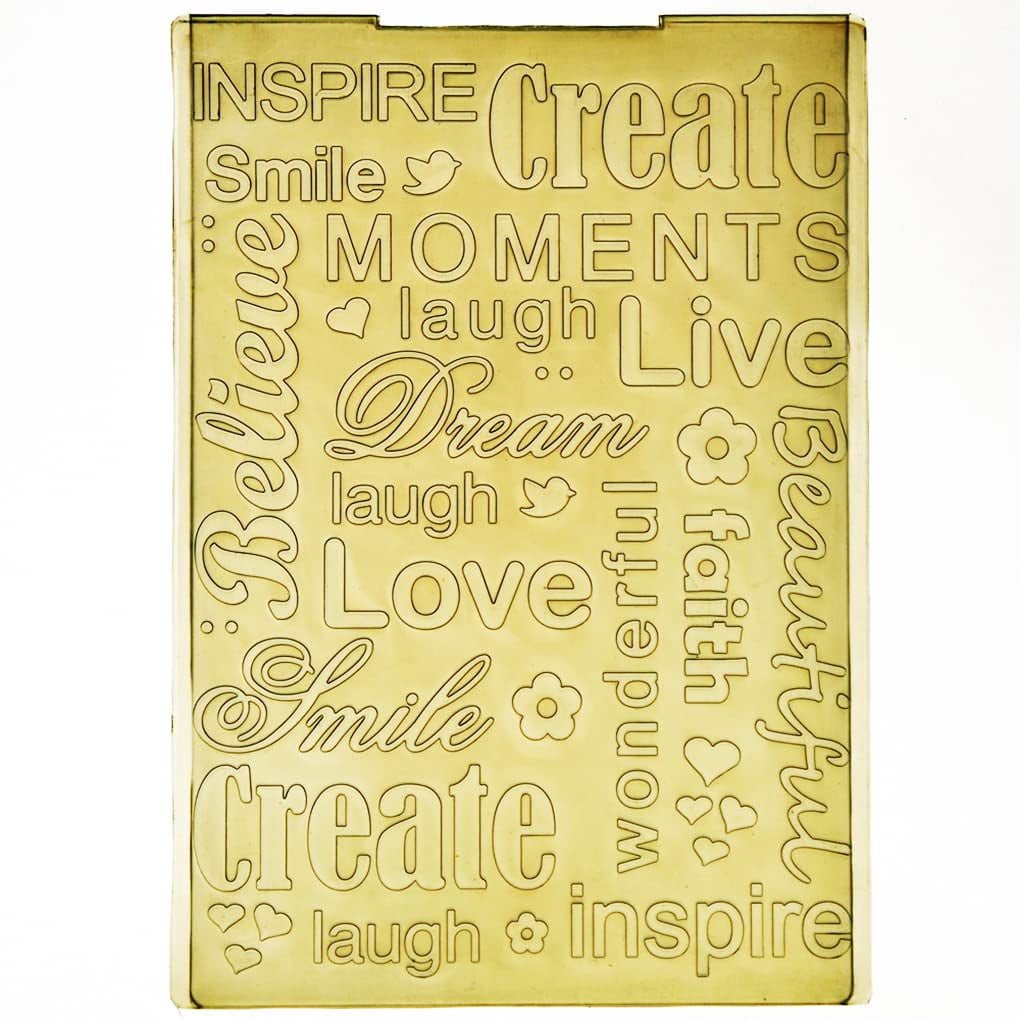 DDOUJOY Words Smile Create EC36 Laugh Live Love Heart Flowers ...