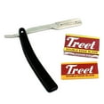 Barber Razor Classic Straight Edge With 10 Blades - Folding Steel ...