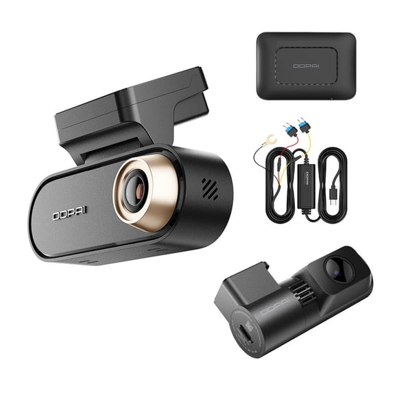 DDPAI N5 Pro 4K Front & 2K Rear Dash Cam, WiFi 6 GPS Dual Car Camera ...