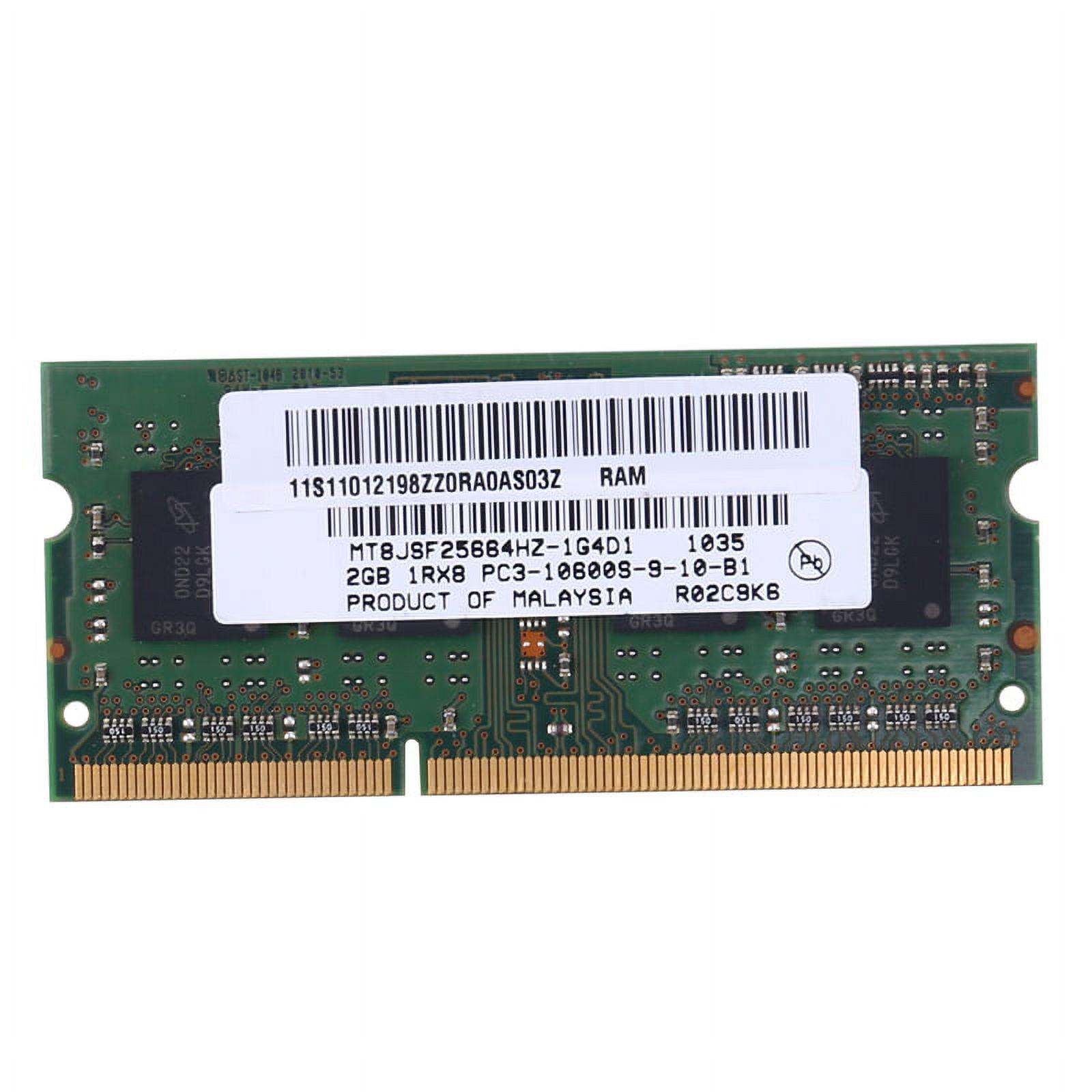 DDR3 2GB Laptop Memory Ram 1RX8 PC3-10600S 1333Mhz 204Pin 1.5V High ...