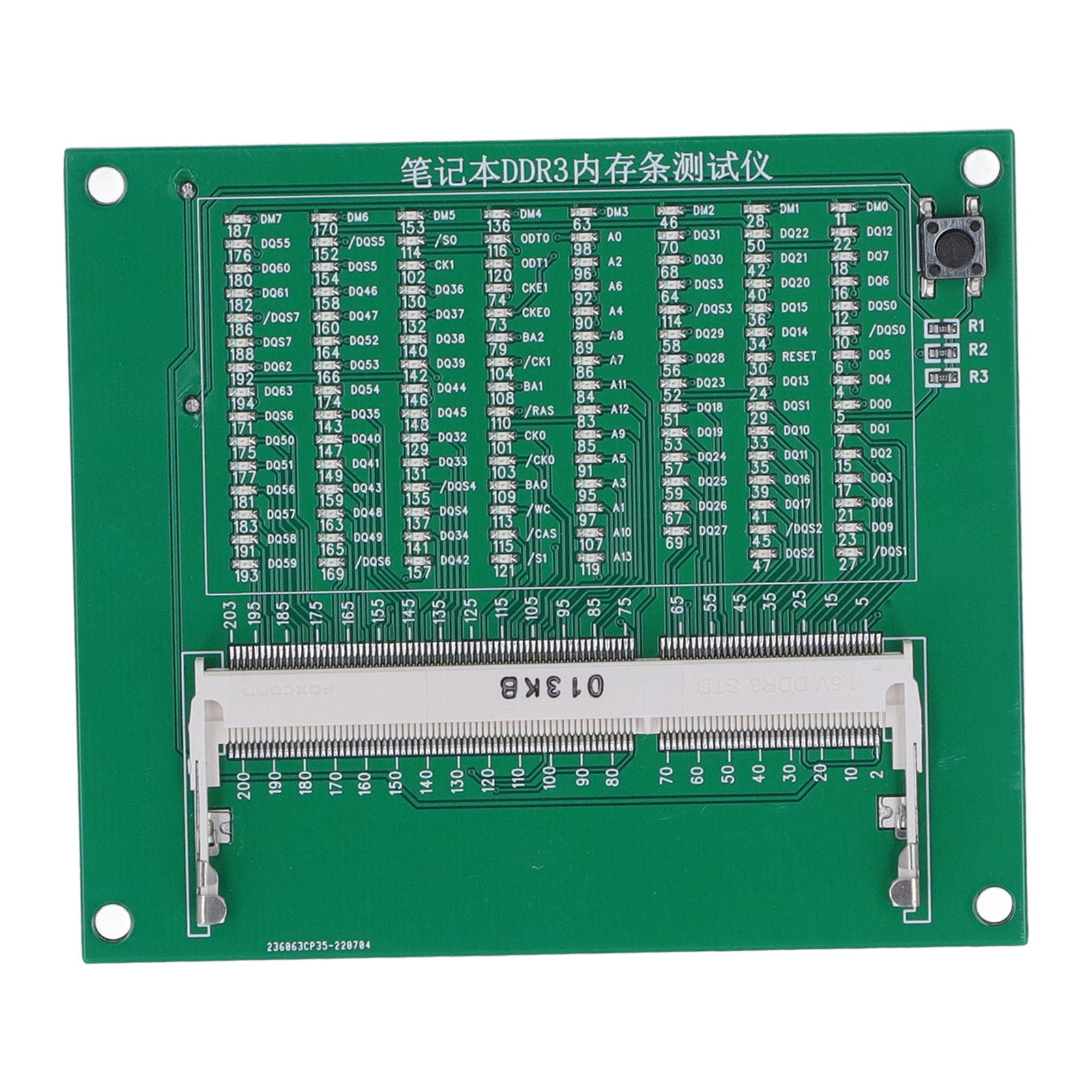 Ddr3 Laptop Memory Test Card With Led Light For Computer Motherboard