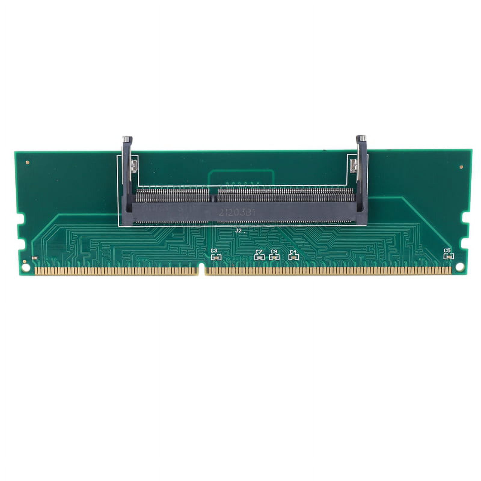 DDR3 Laptop SO-DIMM to Desktop DIMM Memory RAM Connector Adapter ...