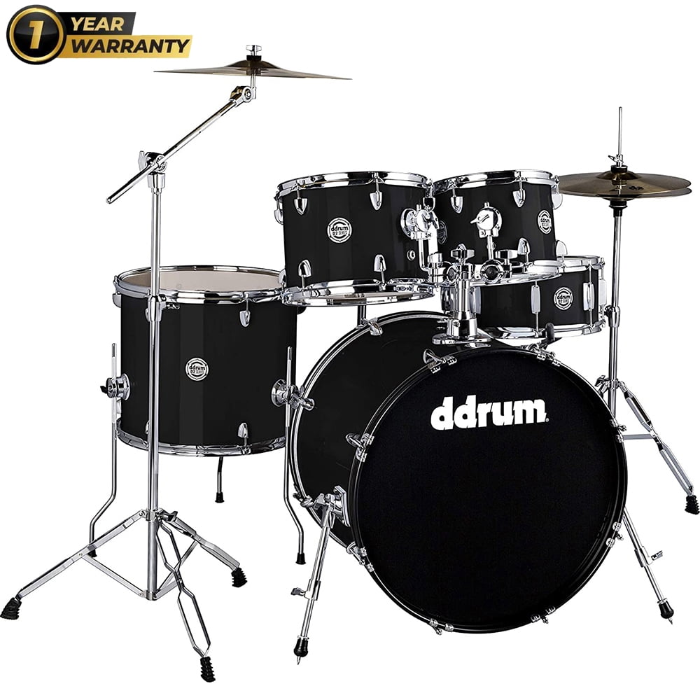 Open Box DDRUM D2 5-piece Complete Drum Kit with Throne, Midnight Black ...