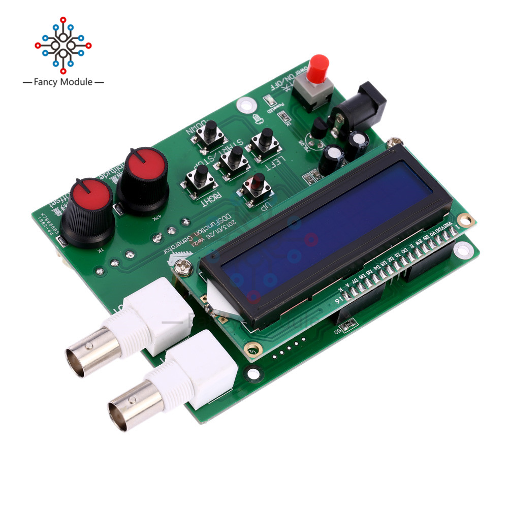 DDS Function Signal Generator 1Hz-65534Hz Frequency Meter Frequency Generator Module Sine Square ...