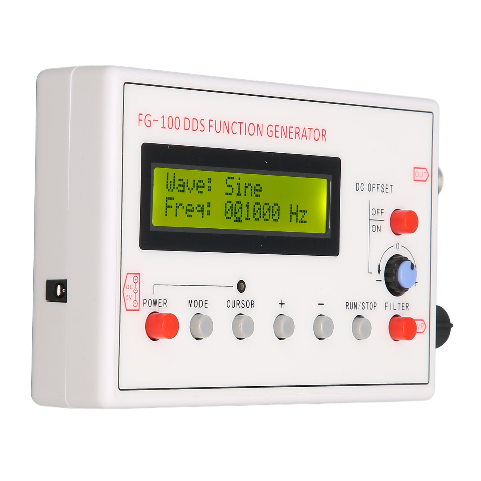 Arbitrary Waveform Generator 1HZ 500KHZ DDS Functional Signal Generator Signal Source Module ...