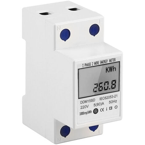DDS-LDG Meter Single-phase 220 V 50 Hz electric energy meter with LCD ...
