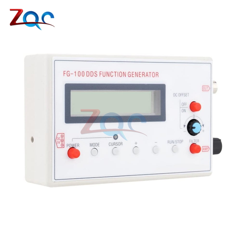DDS Signal Generator 1602 LCD Display 1Hz-500KHz Functional Sine ...