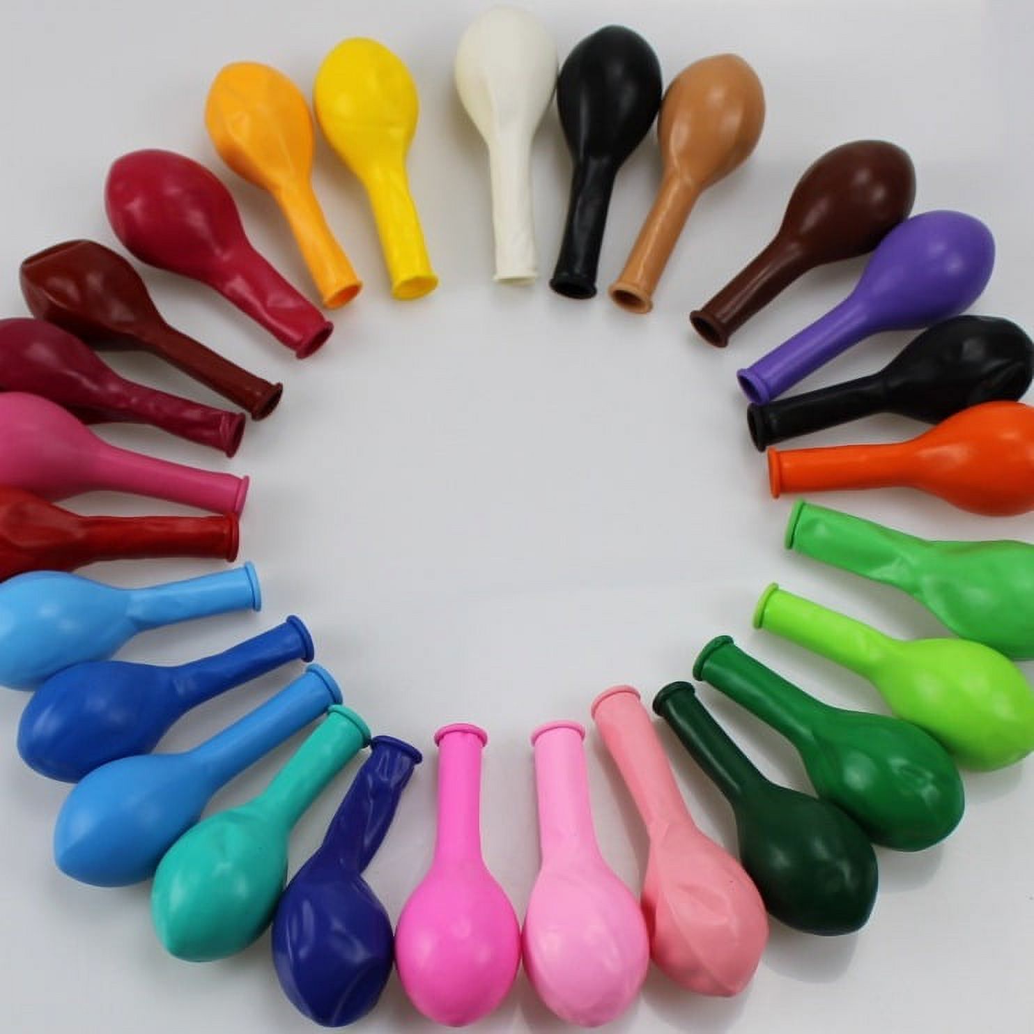 DDWD 10 inch 9 inch 1.5 grams Matte Pearlescent latex balloon round ...