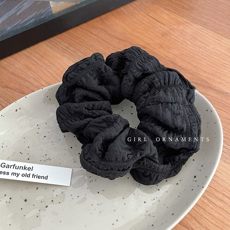 DDWD Cream Puff Large Intestine Hair Loop Women‘s High-end Sense ins ...