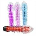 Ddwd Dragon Whisker Crystal Barbed Glow Stick Single Shock Small Bald Av Stick Vibrator Female