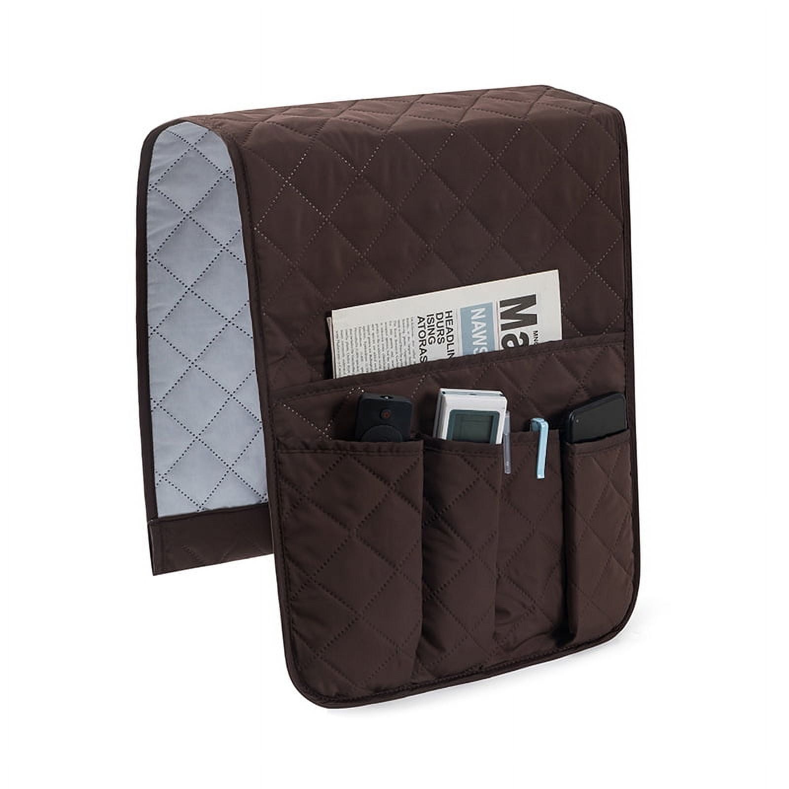 DDWD Fabric TV Air Conditioning Remote Control Bag Bedside Magazine Bag ...