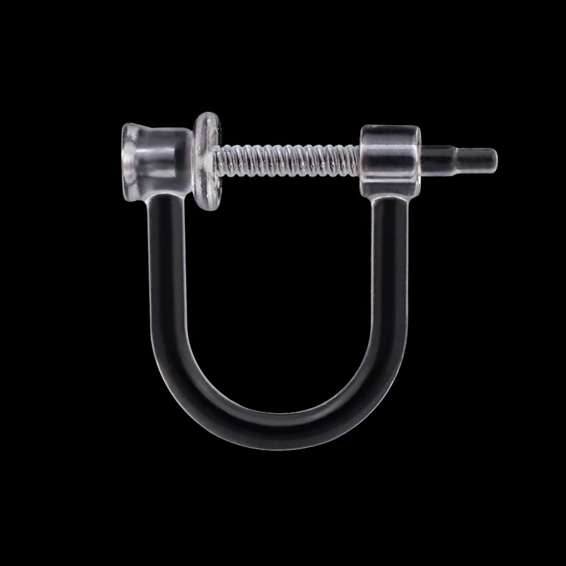 DDWD Japanese and Korean transparent invisible resin ear clip painless ...