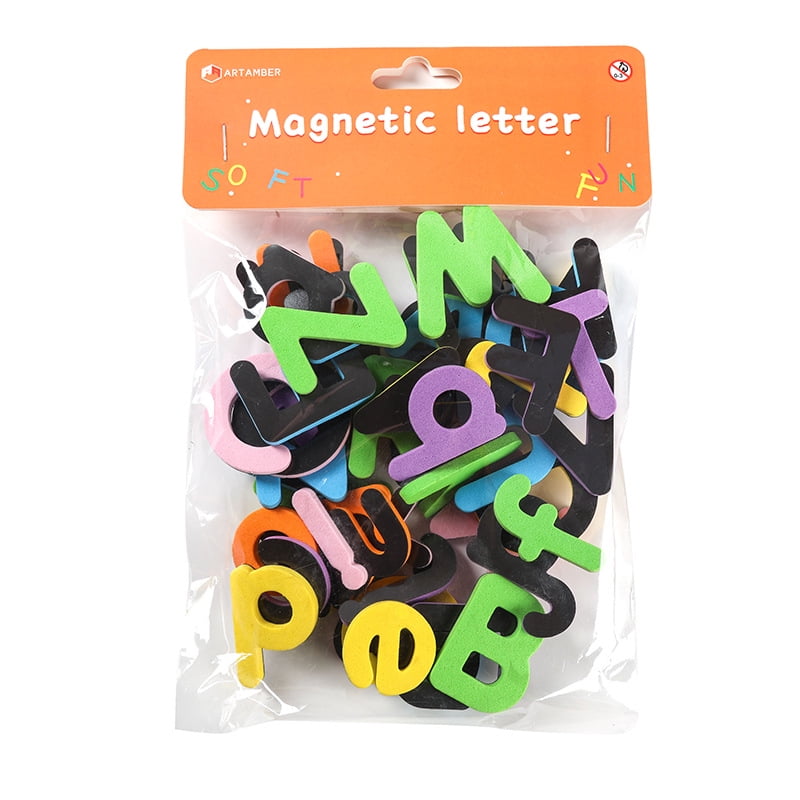 DDWD Magnetic letter paste 26 English uppercase lowercase numbers ...
