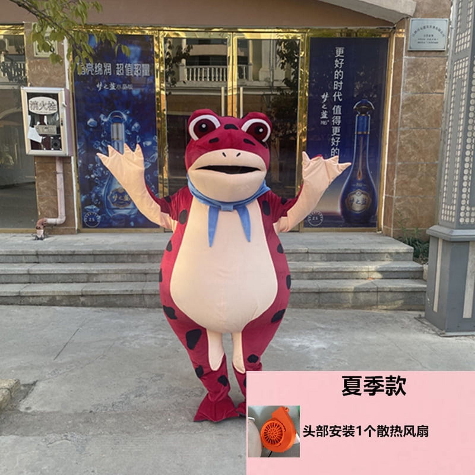 DDWD Spot Inflatable Frog Cartoon Doll Costume Shake Tone Same Style ...