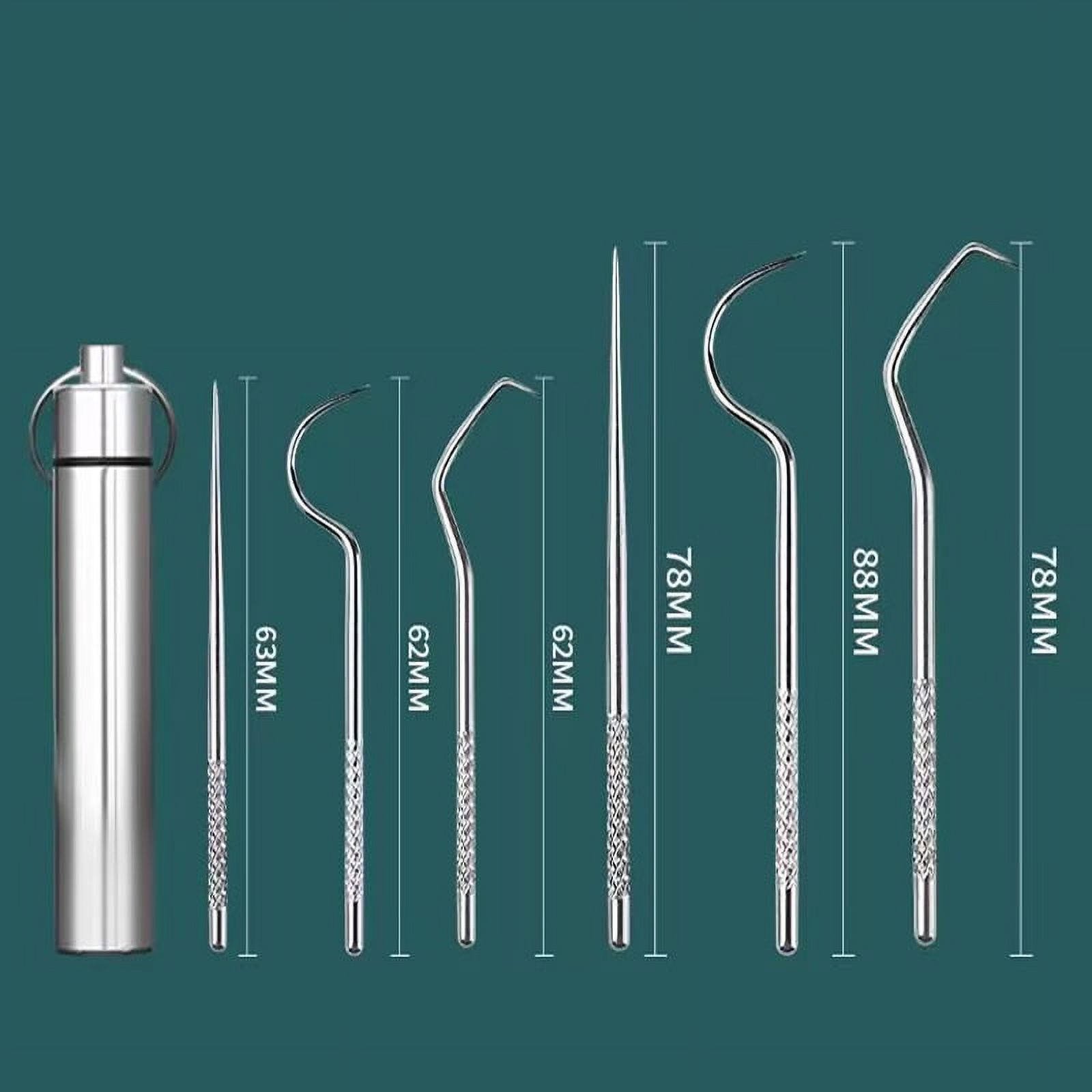 DDWD Stainless Steel Toothpick Portable Portable Tooth Pick Tool Oral ...