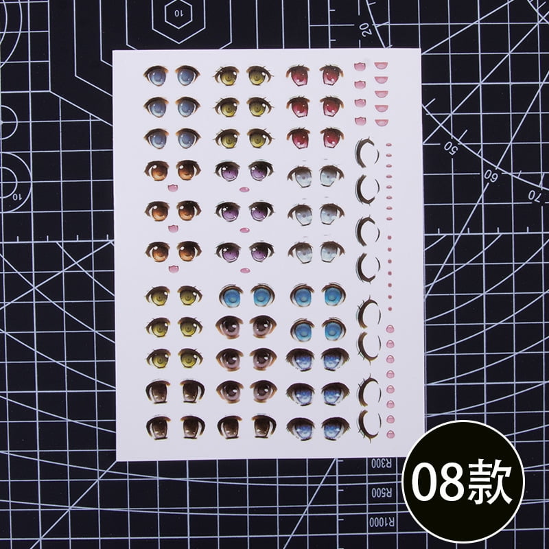 DDWD Ultra-light Clay GSC Eye Water Sticker Soft Pottery Clay Figure ...