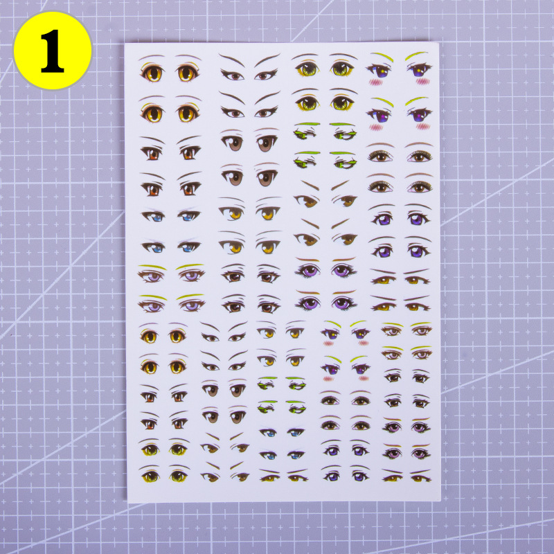 DDWD Ultra-light Clay GSC Eye Water Sticker Soft Pottery Clay Figure ...