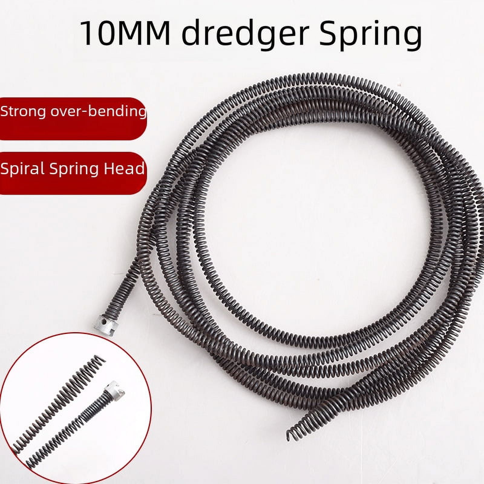 DDWD electric dredge pipe dredge 10mm spring sewer toilet floor drain ...