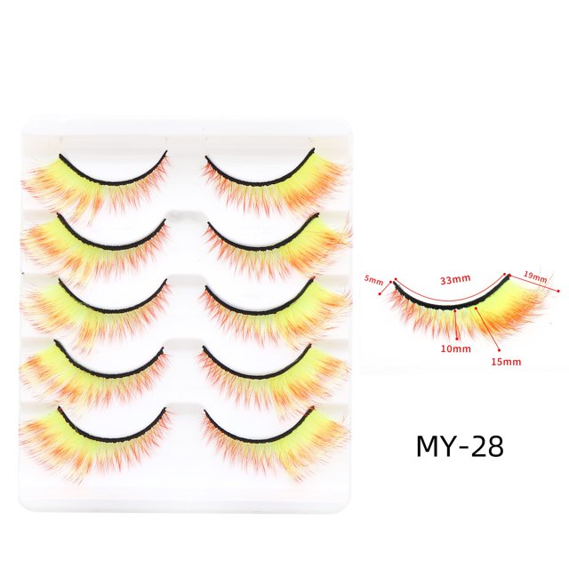 DDWD ‘s eye 3d false eyelashes 5 pairs of fox‘s eye stage eye tail ...