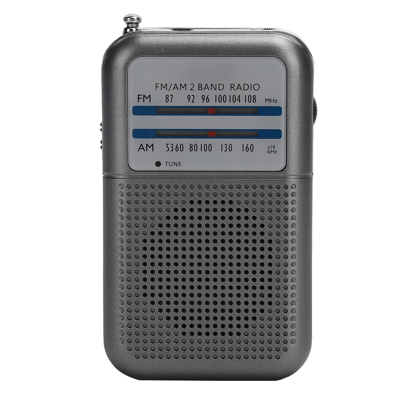 DE-333 Portable Radio AM/FM Receiver Pocket Size 2 Band High Sensitivity Radio - Walmart.com
