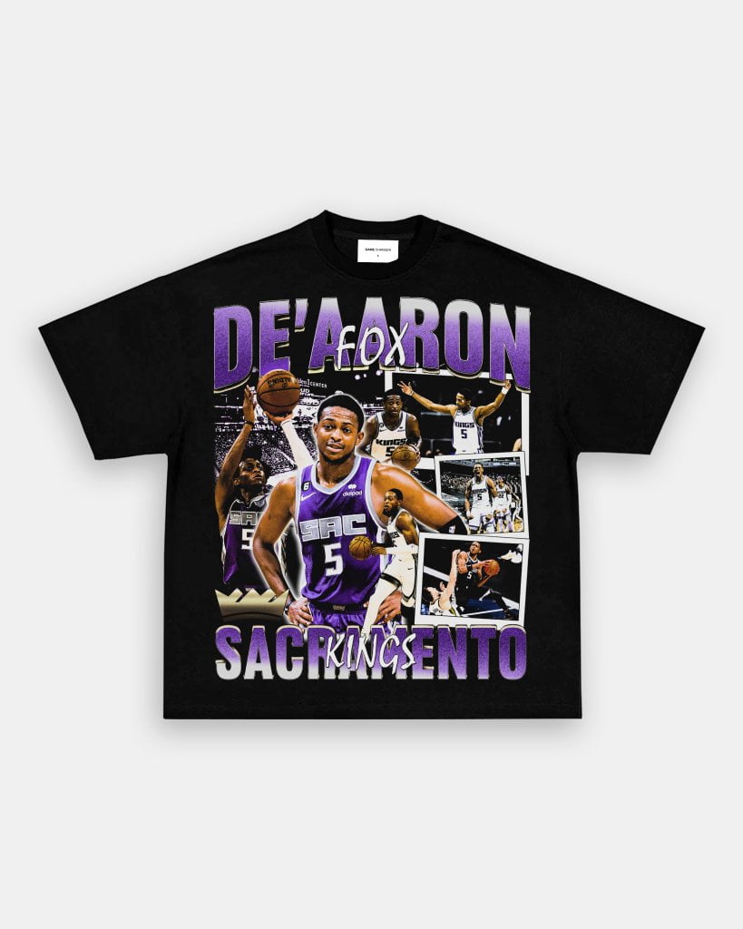 DE'AARON FOX Shirt, basketball bootleg shirt, gift for basketballl fans ...