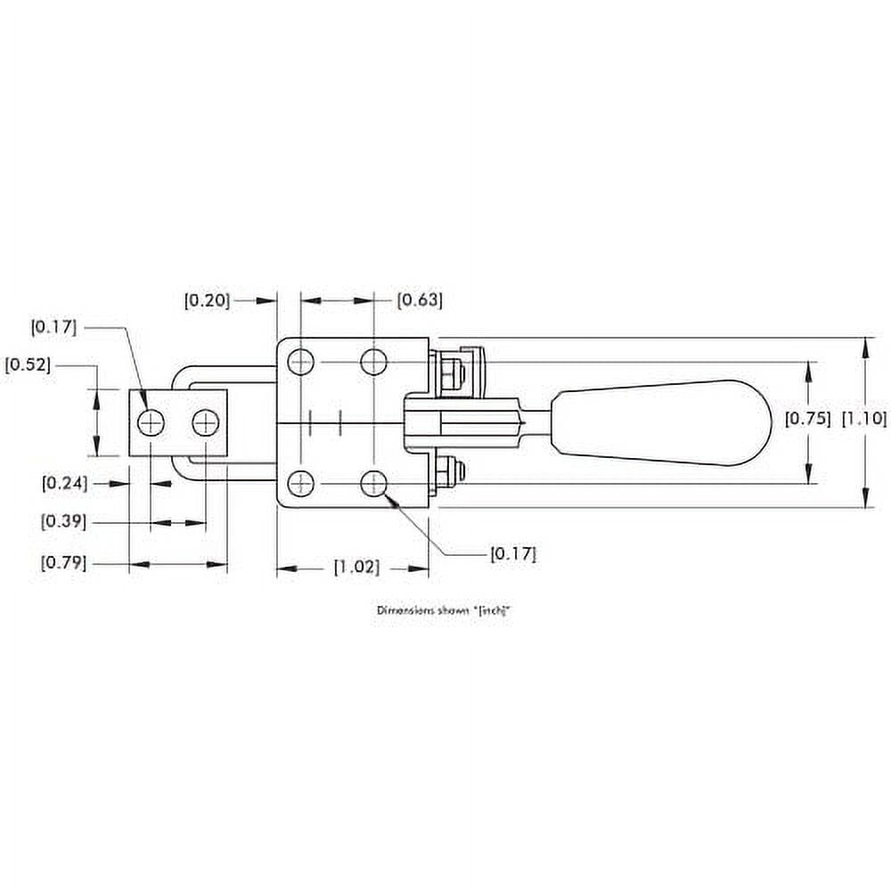 DE-STA-CO 323 Pull Action Latch Clamp with Threaded U-Bolt - Walmart.com