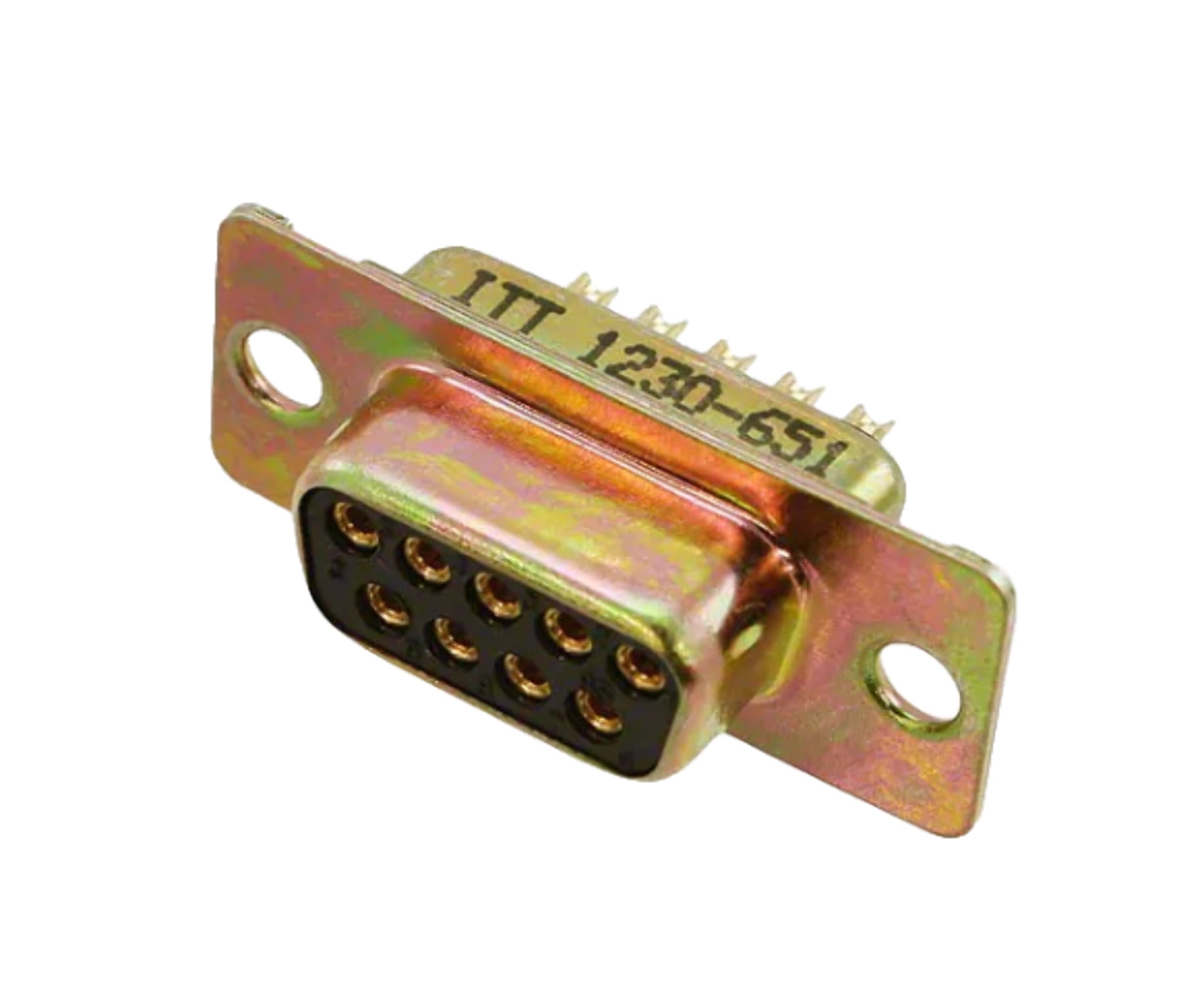 DE19808-1 9 Position D-Sub Receptacle, Female Sockets Connector DEMM9S ...