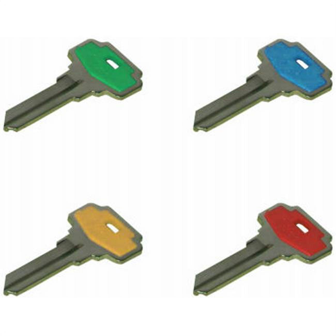 DE6-PC Primary Adams Rite Key, Nickel Plated Brass, Pack of 5 - Walmart.com