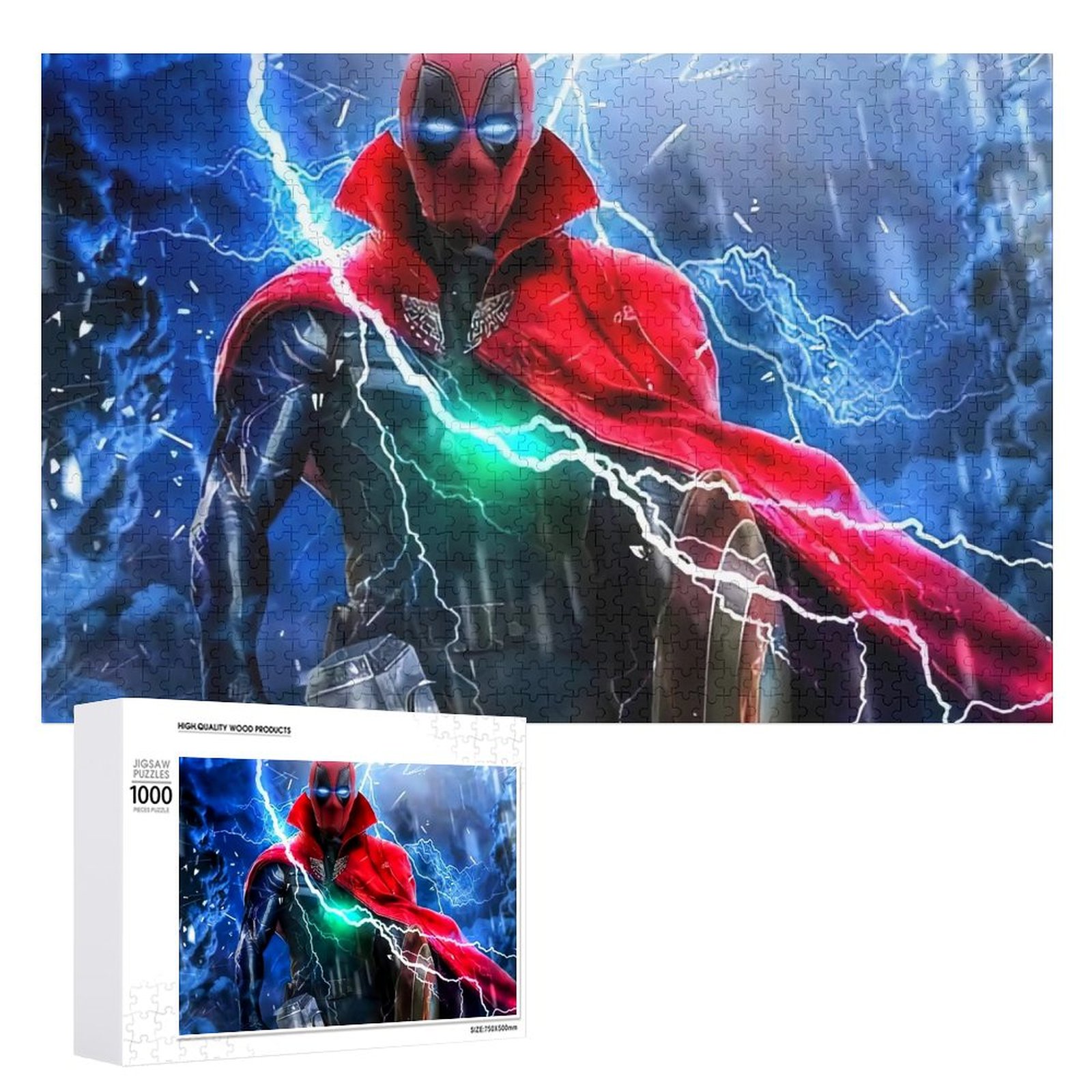 DEADPOOL AND THUNDER Puzzles- 1000 Piece Jigsaw Puzzle for Adults ...