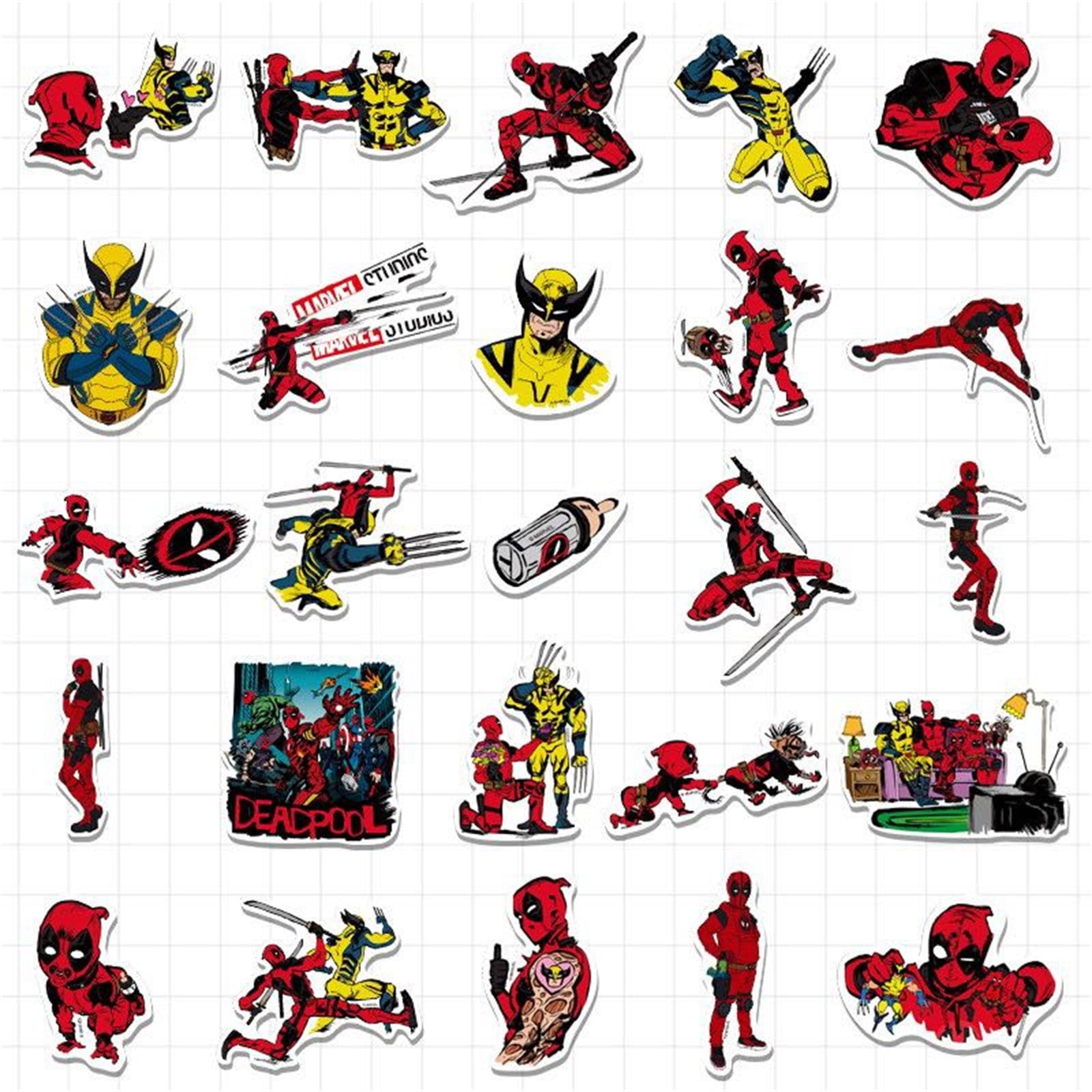 DEADPOOL Legacy Collection Deadpool luggage sticker Creative trend ...