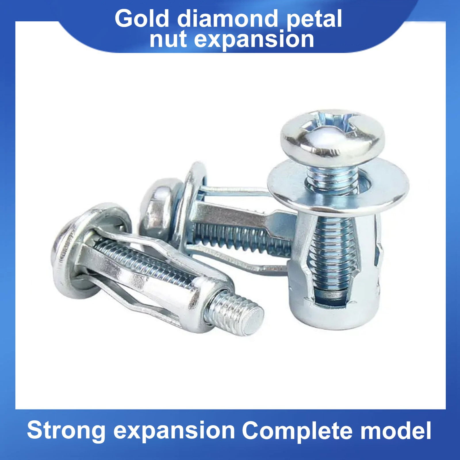 DEAPEX Petals Steel Expansion Zincs Plated Thin Fixings Dowels With ...