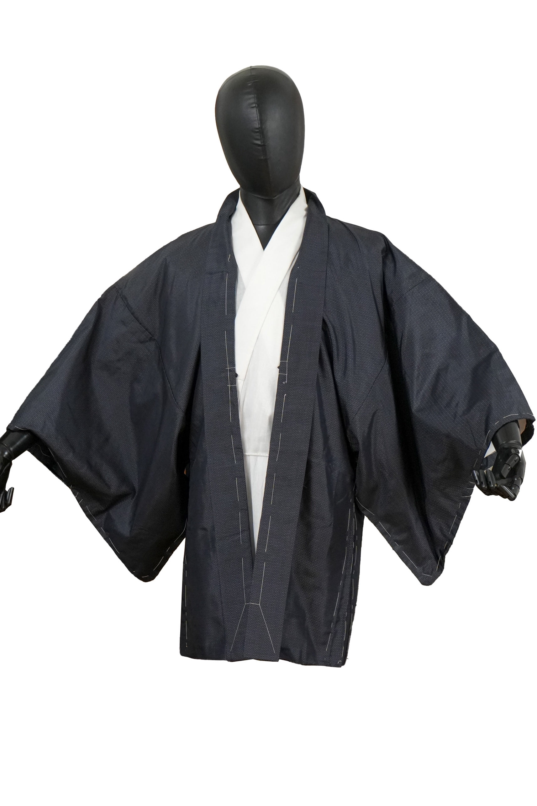 DEAR VANILLA Authentic Japanese Kimono Haori Men's Traditional Silk ...