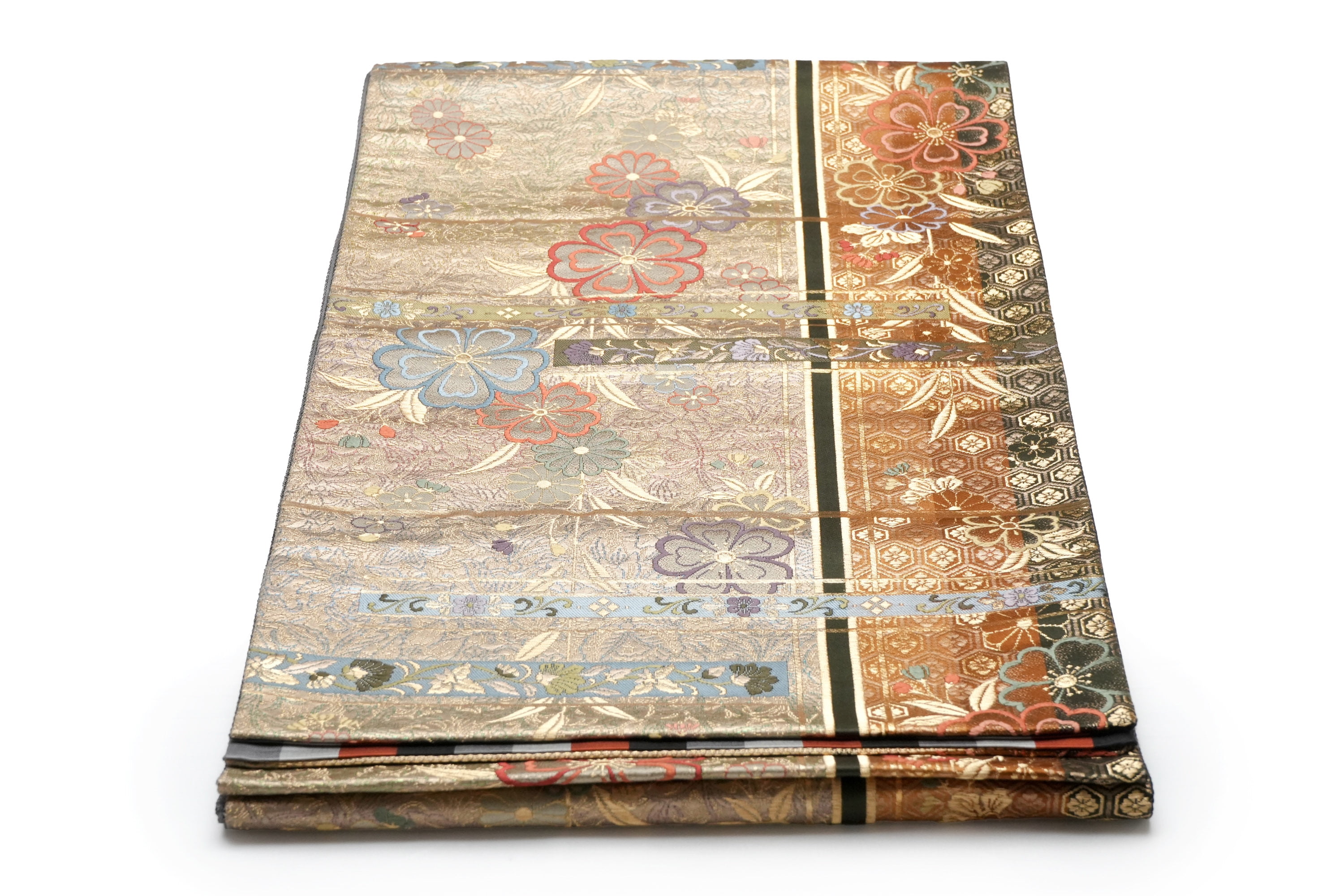 DEAR VANILLA Authentic Japanese Kimono Silk Fukuro Obi for Women Sash ...