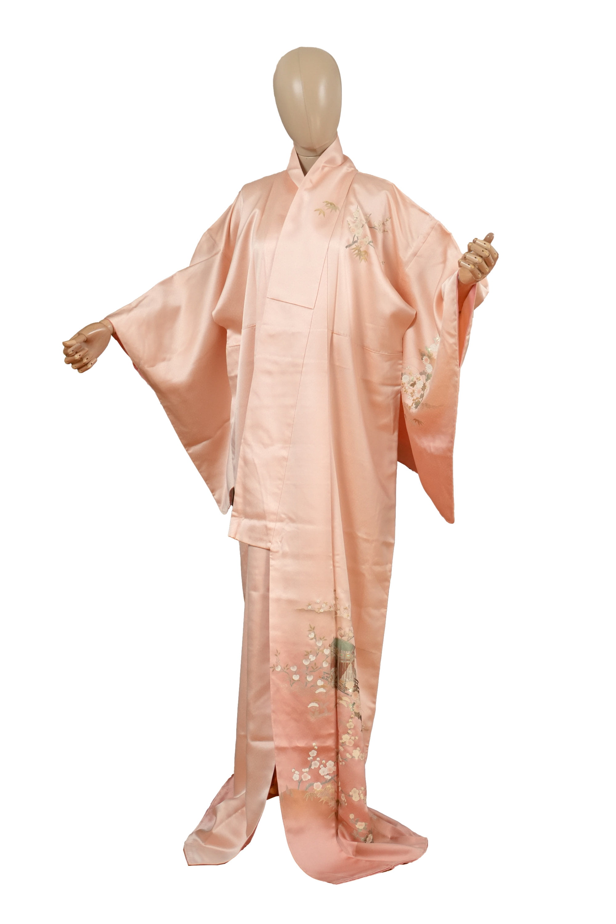 DEAR VANILLA Authentic Traditional Japanese Homongi Kimono for Women ...