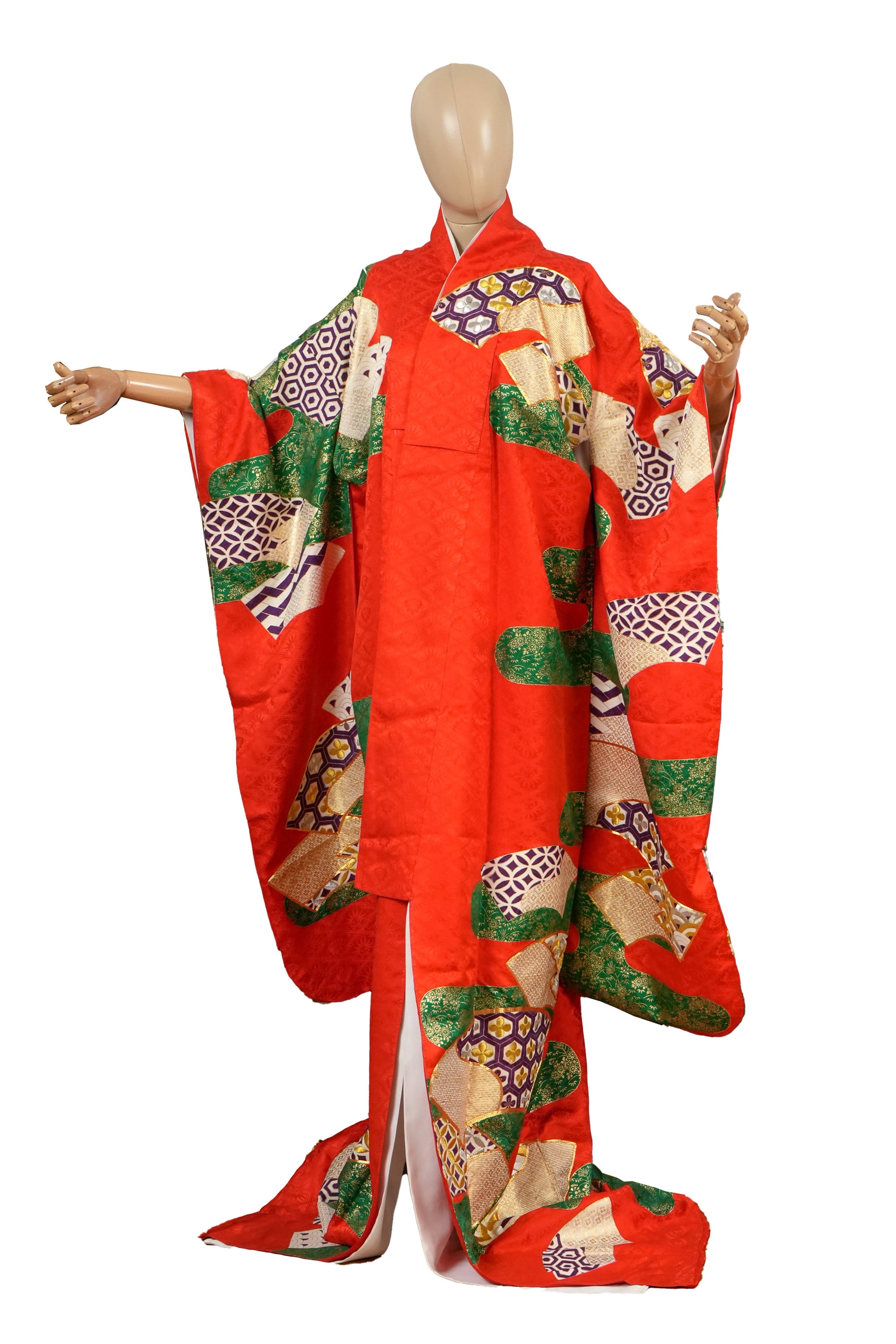 DEAR VANILLA Authentic Traditional Japanese Kakeshita Wedding Kimono ...