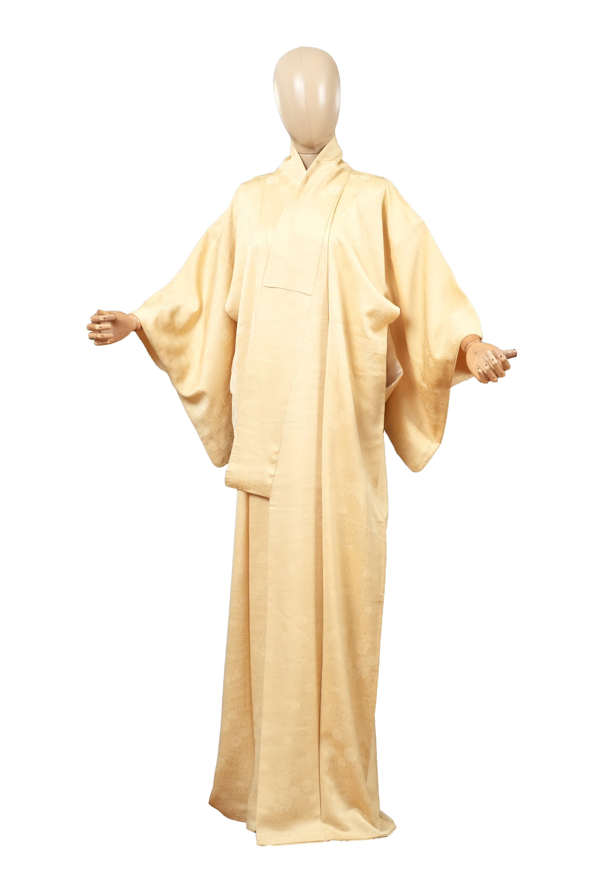 DEAR VANILLA Authentic Traditional Japanese Tango Chirimen Silk Iromuji Kimono for Women Robe ...