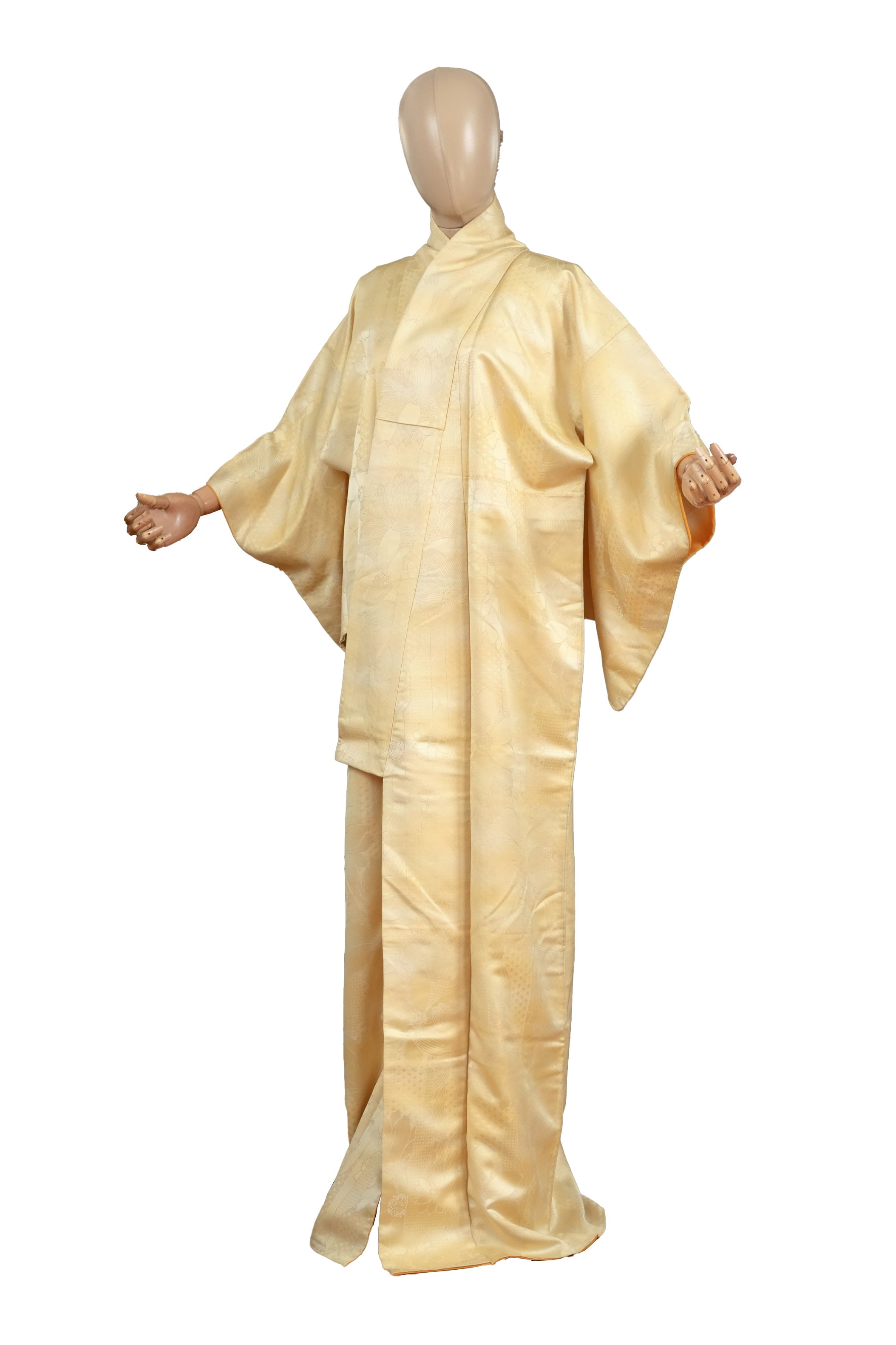 DEAR VANILLA Authentic Traditional Japanese Tango Chirimen Silk Iromuji Kimono for Women Robe ...