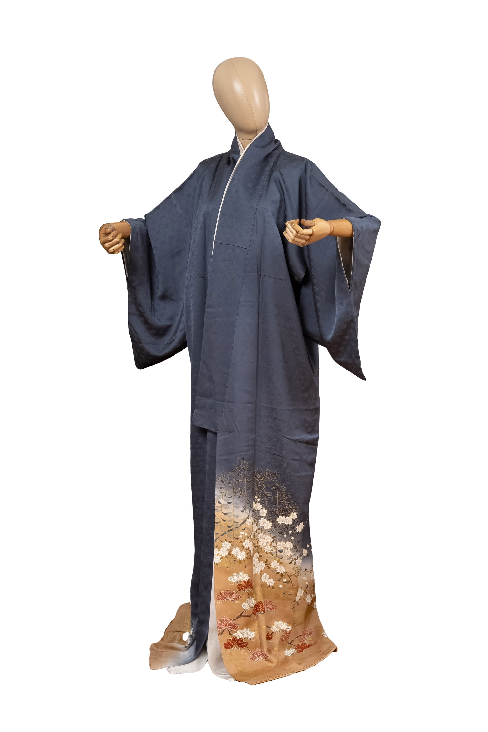 DEAR VANILLA Authentic Traditional Japanese Tomesode Kimono for Women Silk Robe Made in Japan ...