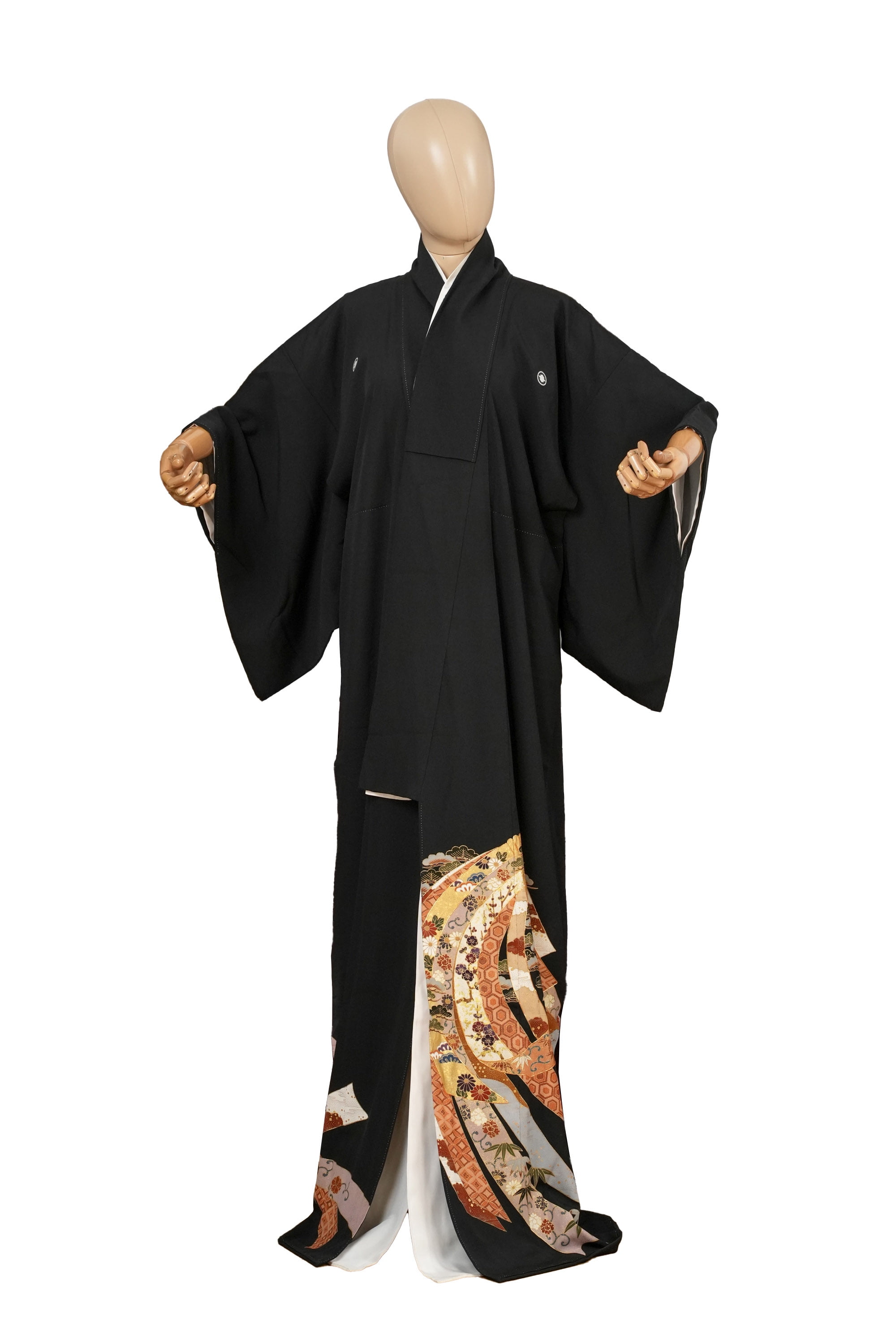 DEAR VANILLA Authentic Traditional Japanese Tomesode Silk Kimono for ...