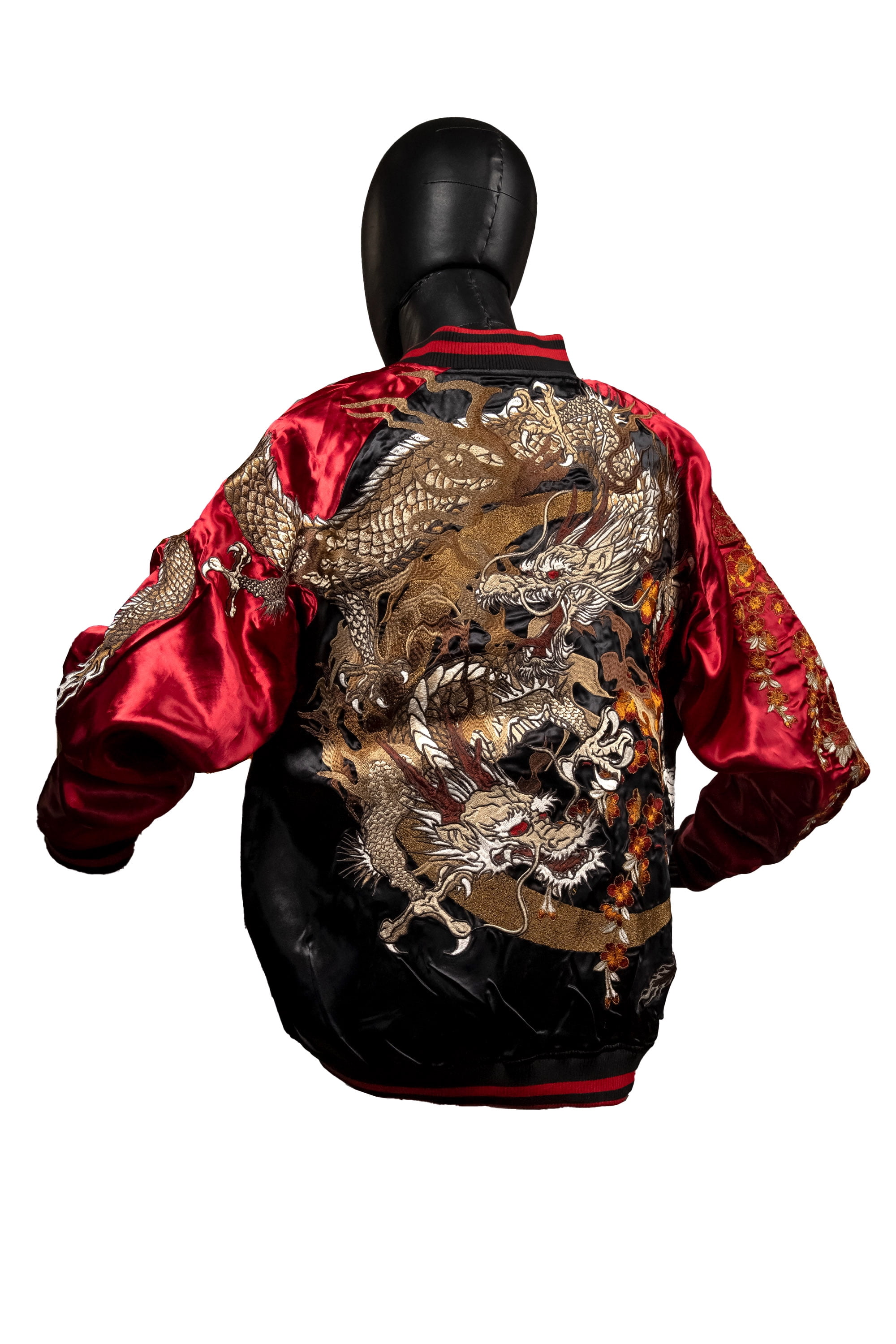 DEAR VANILLA Sukajan Yokosuka Bomber Embroidery Souvenir Jacket XL ...