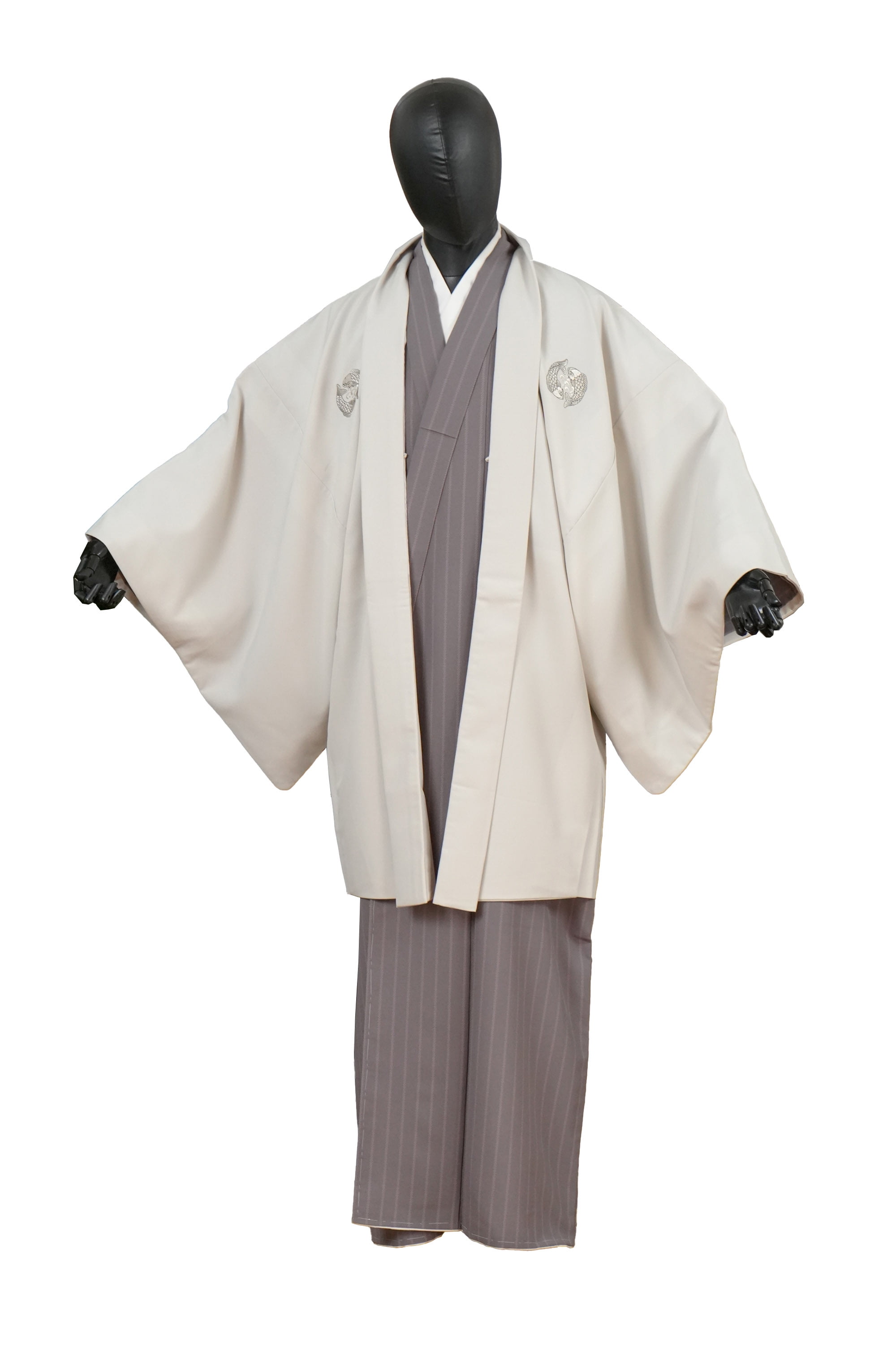 DEAR VANILLA Traditional Authentic Men's Kimono & Haori Set Japanese ...