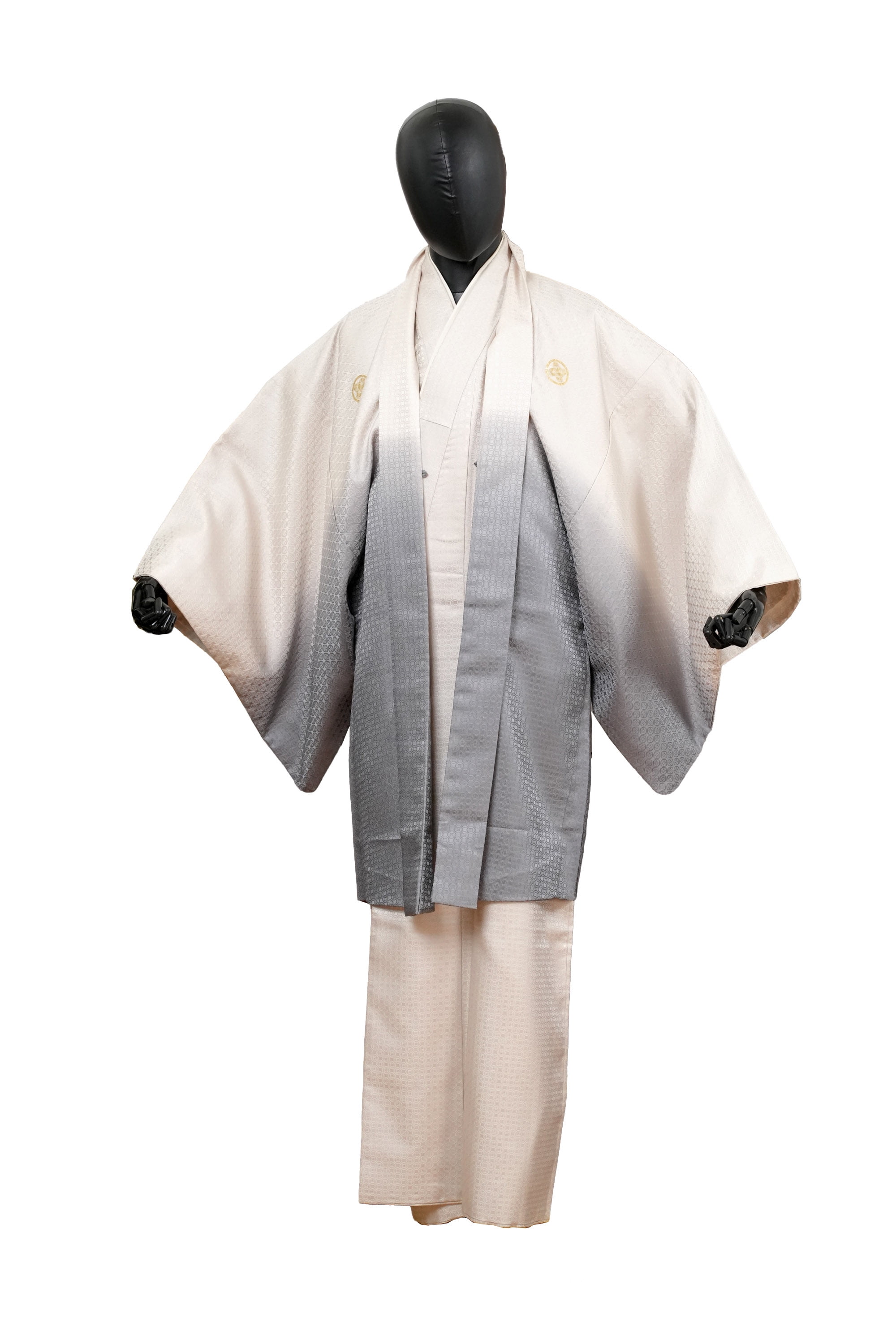 DEAR VANILLA Traditional Authentic Men's Kimono & Haori Set Japanese ...