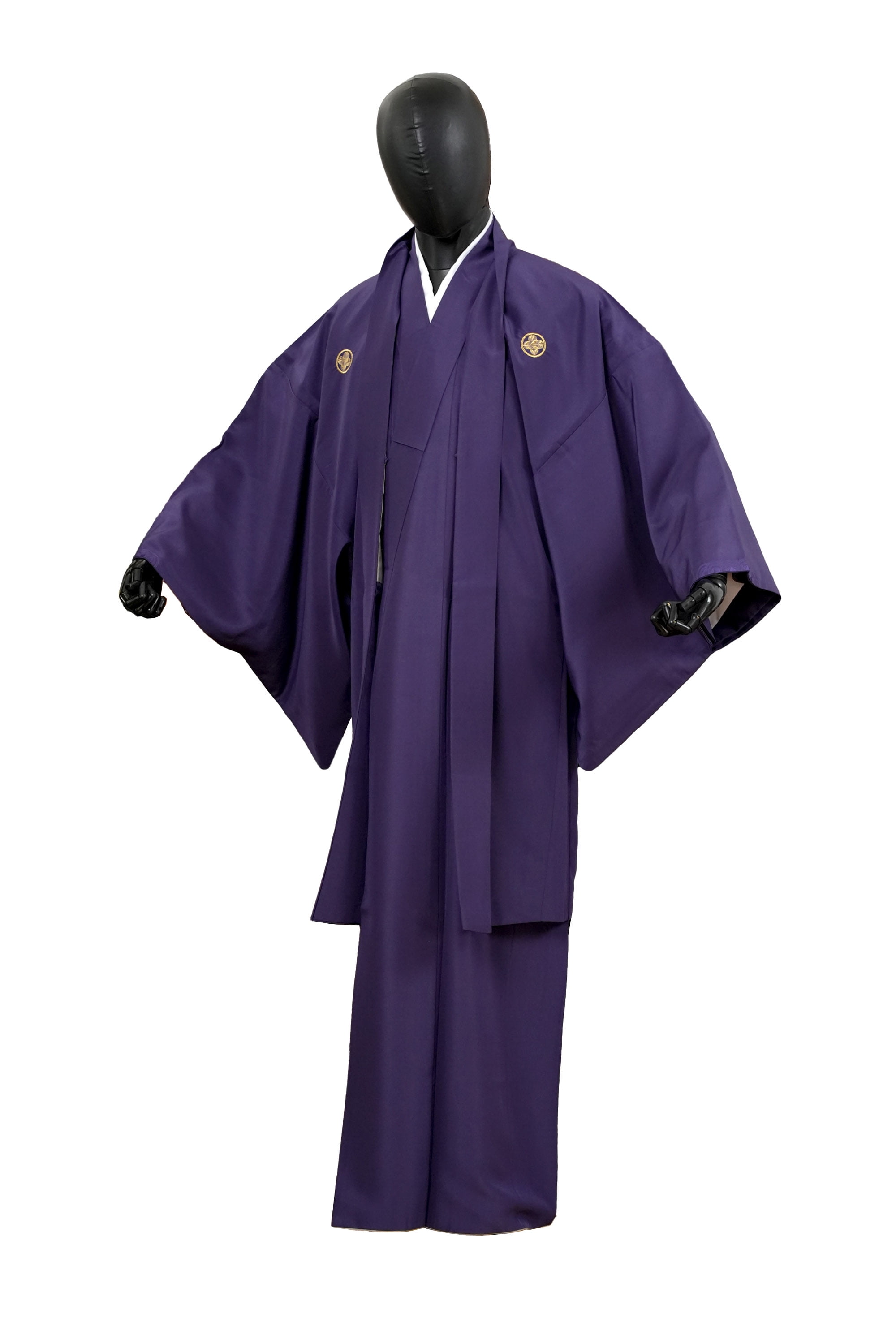 DEAR VANILLA Traditional Authentic Men's Kimono & Haori Set Japanese ...