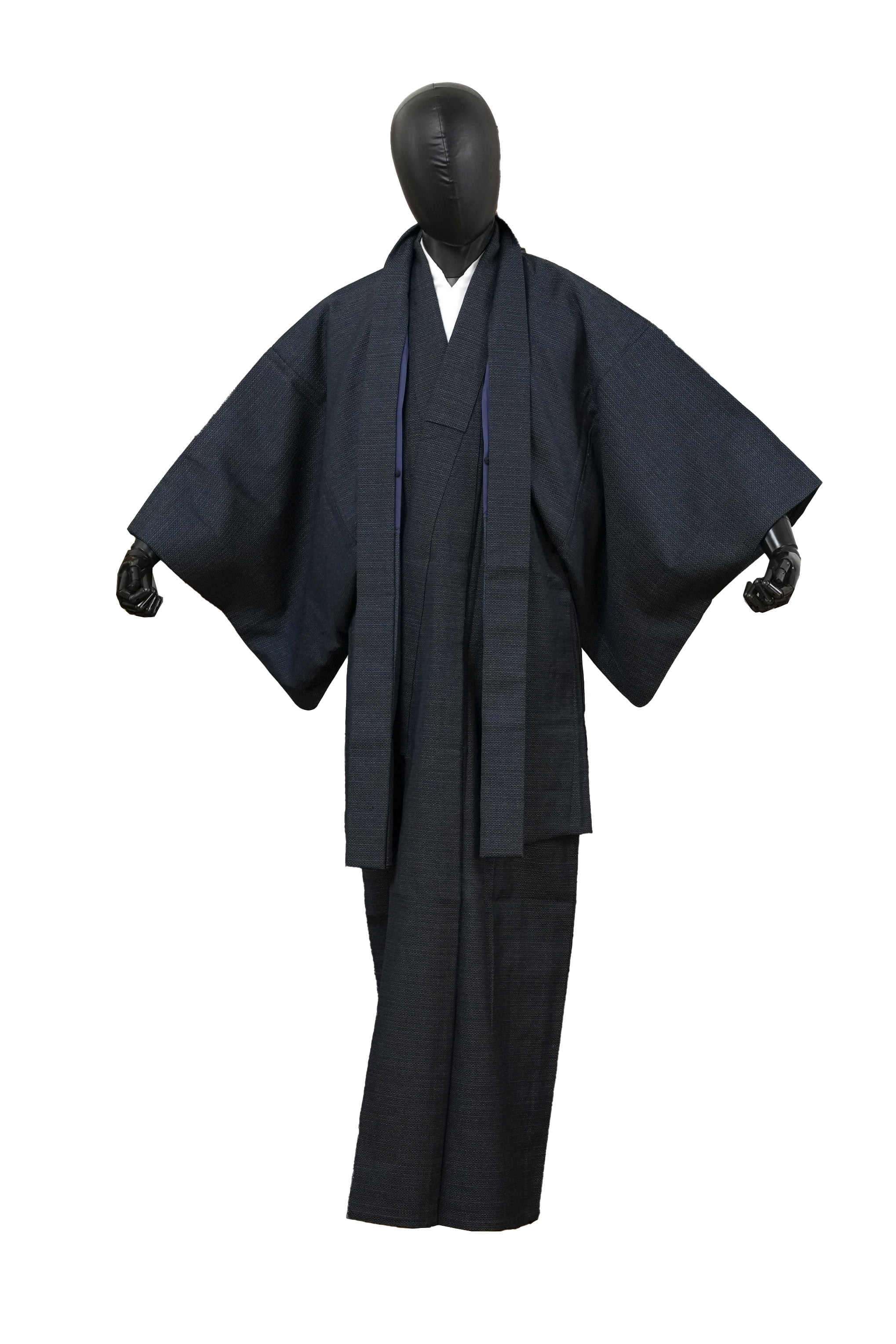 DEAR VANILLA Traditional Authentic Men's Kimono & Haori Set Japanese ...