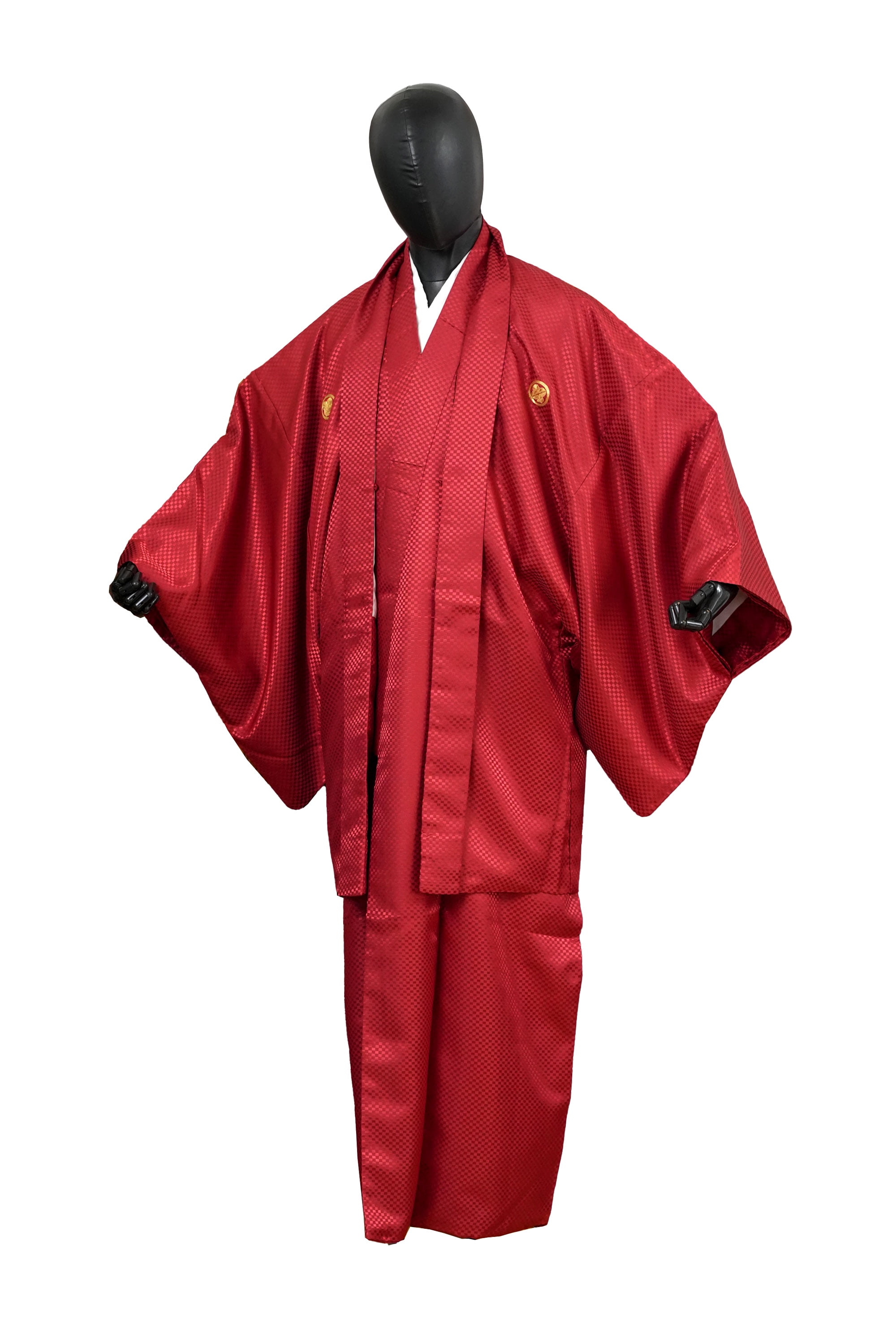 DEAR VANILLA Traditional Authentic Men's Kimono & Haori Set Japanese ...
